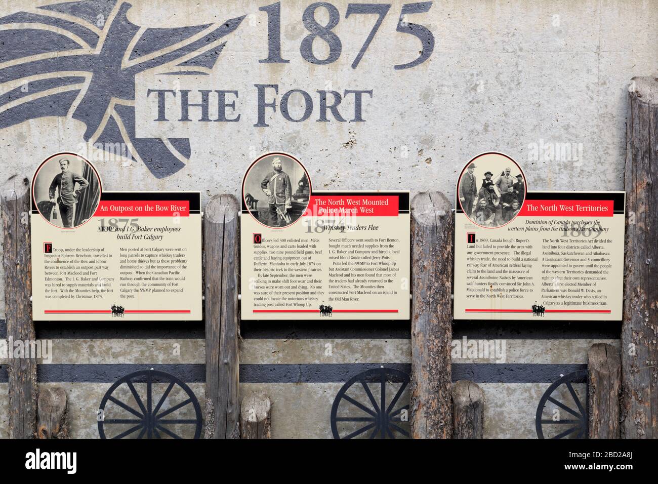 Fort Calgary Museum, Calgary, Alberta, Canada Stock Photo - Alamy