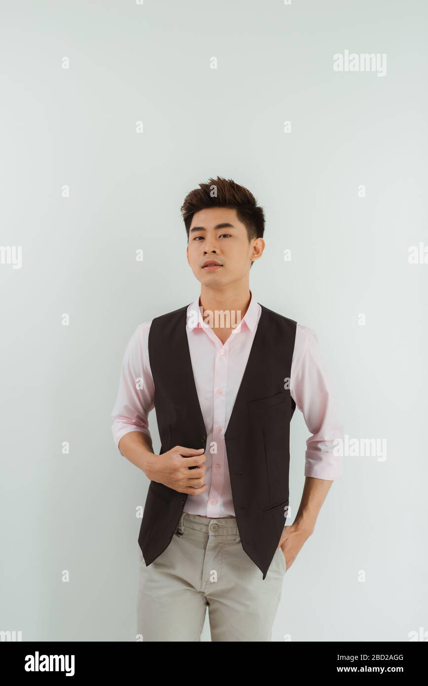 Handsome young asian man standing hi-res stock photography and images ...