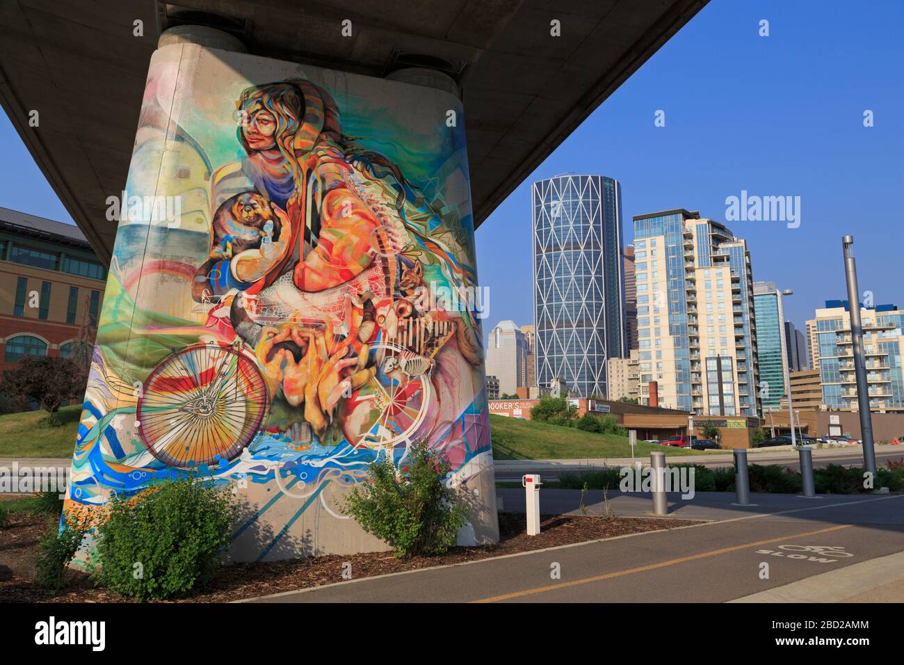 Calgary canada alberta mural hi-res stock photography and images - Alamy