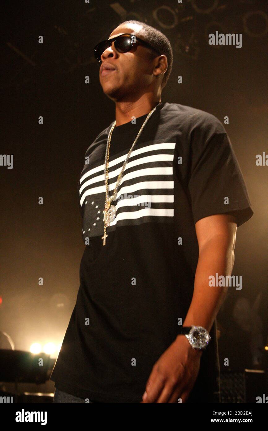 Jay-Z performing at the TLA in Philadelphia, Pa. on November 12, 2007 ...