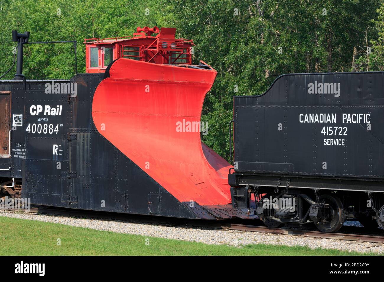 Train snow plough hi-res stock photography and images - Alamy