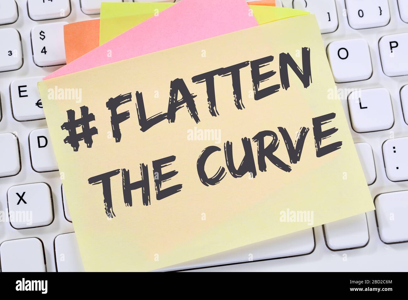 Flatten The Curve hashtag stay at home Corona virus coronavirus COVID ...