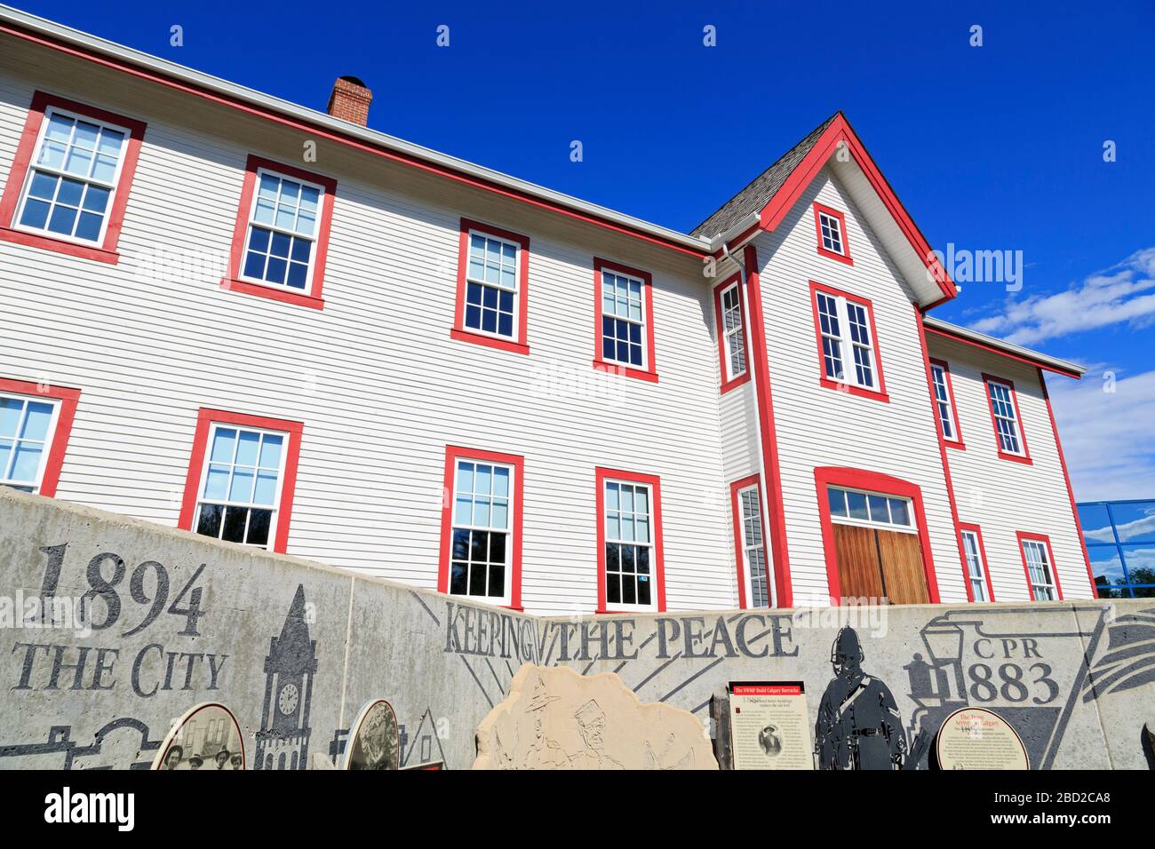 Canada alberta calgary historic architecture hi-res stock photography ...