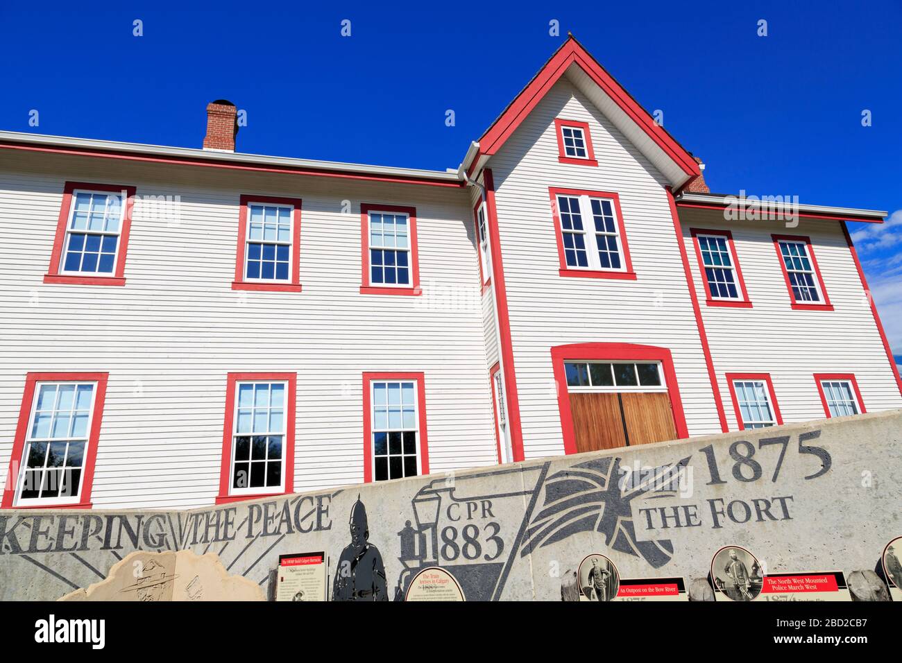 Canada alberta calgary historic architecture hi-res stock photography ...