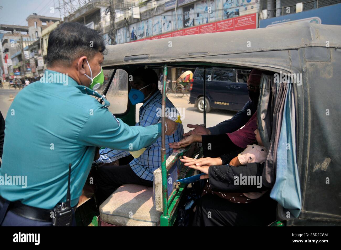 March 26, 2020 Sylhet, Bangladesh: Sylhet Metropolitan Police rising ...