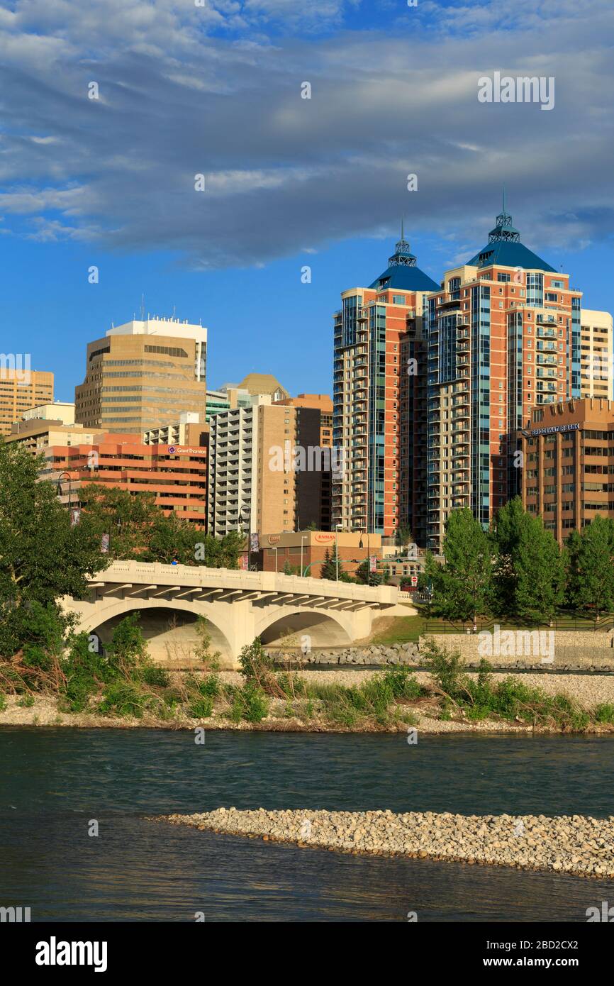 Louise Bridge, Kensington District, Calgary, Alberta, Canada Stock ...