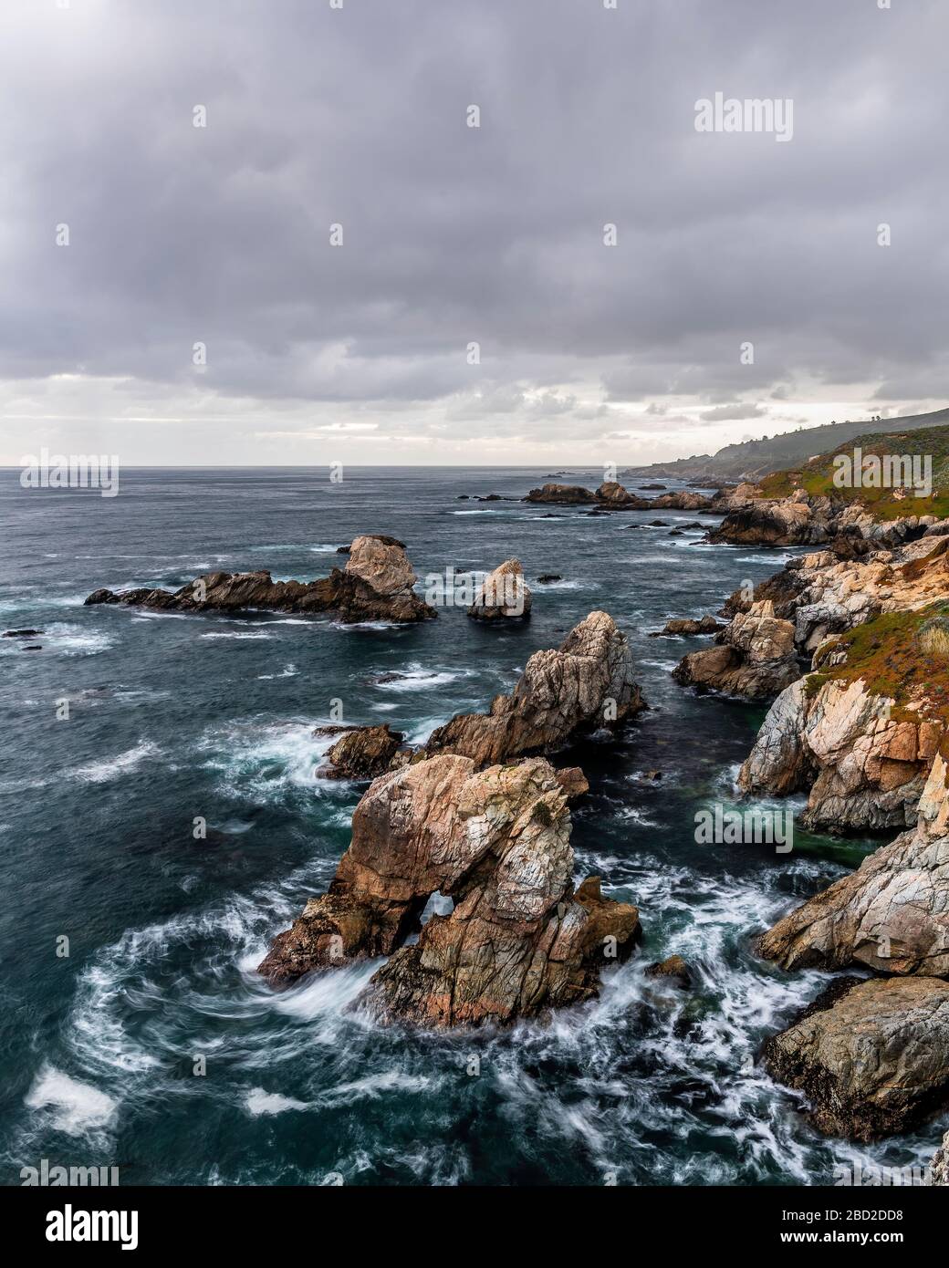 North Saberanes Rocks, Garrapata State Park, Big Sur, California, USA ...