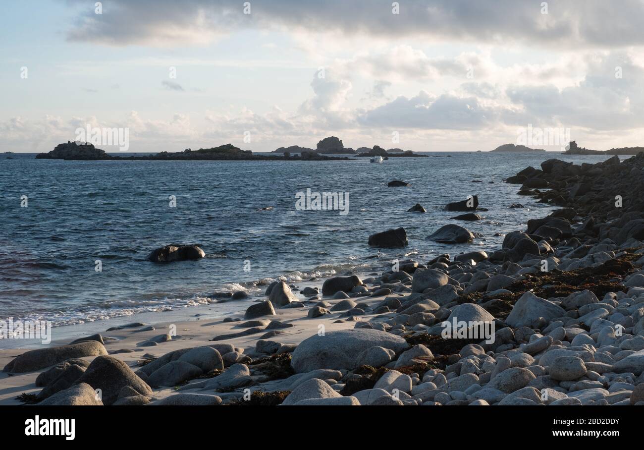West coast of Bryher, Isles of Scilly Stock Photo - Alamy