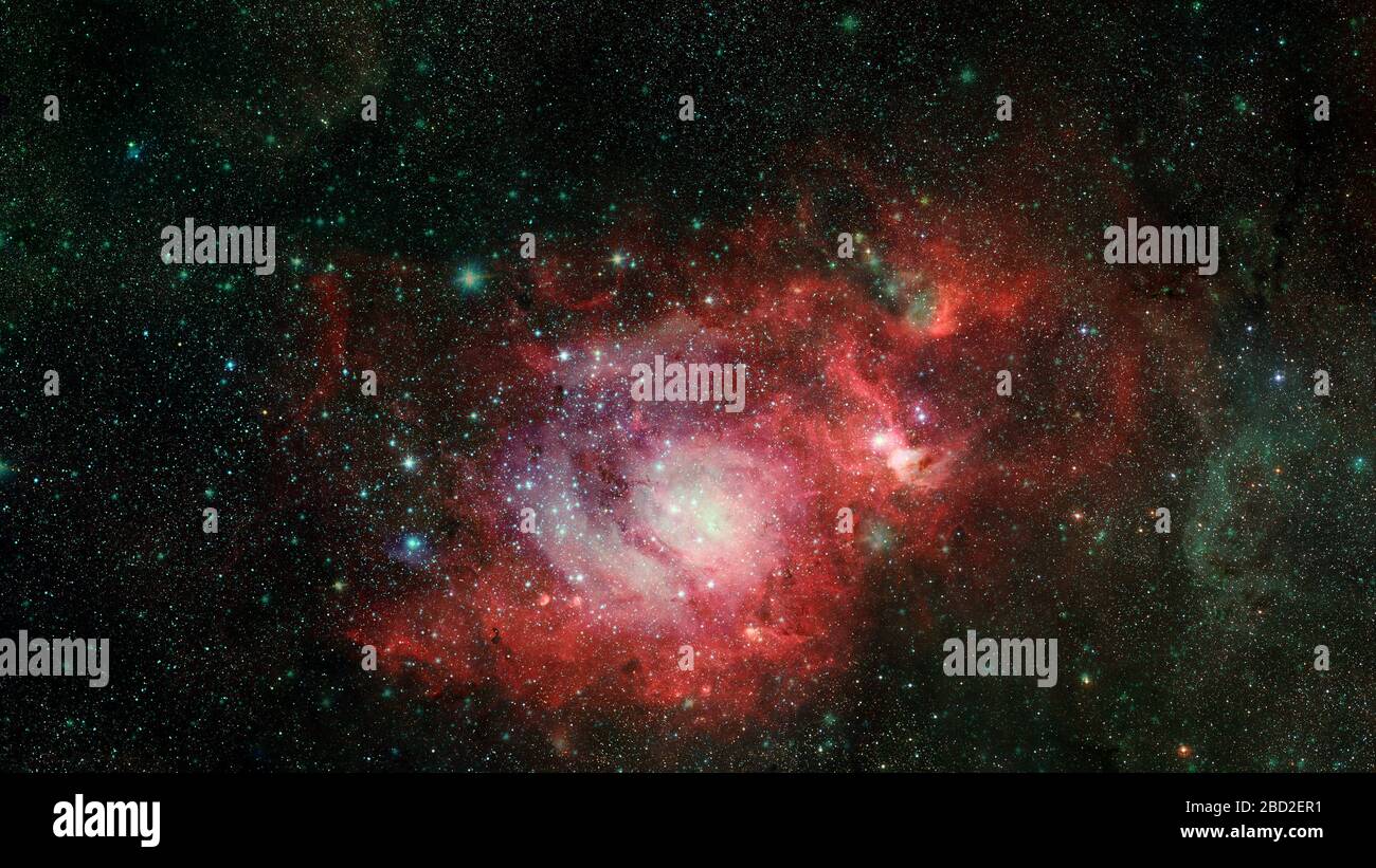 Extreme star cluster bursts into life in new Hubble image. Elements of ...