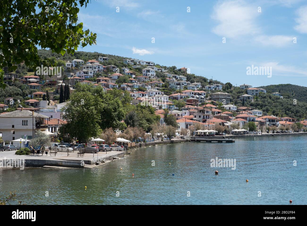 Afissos on Greece's Pelion peninsula Stock Photo - Alamy