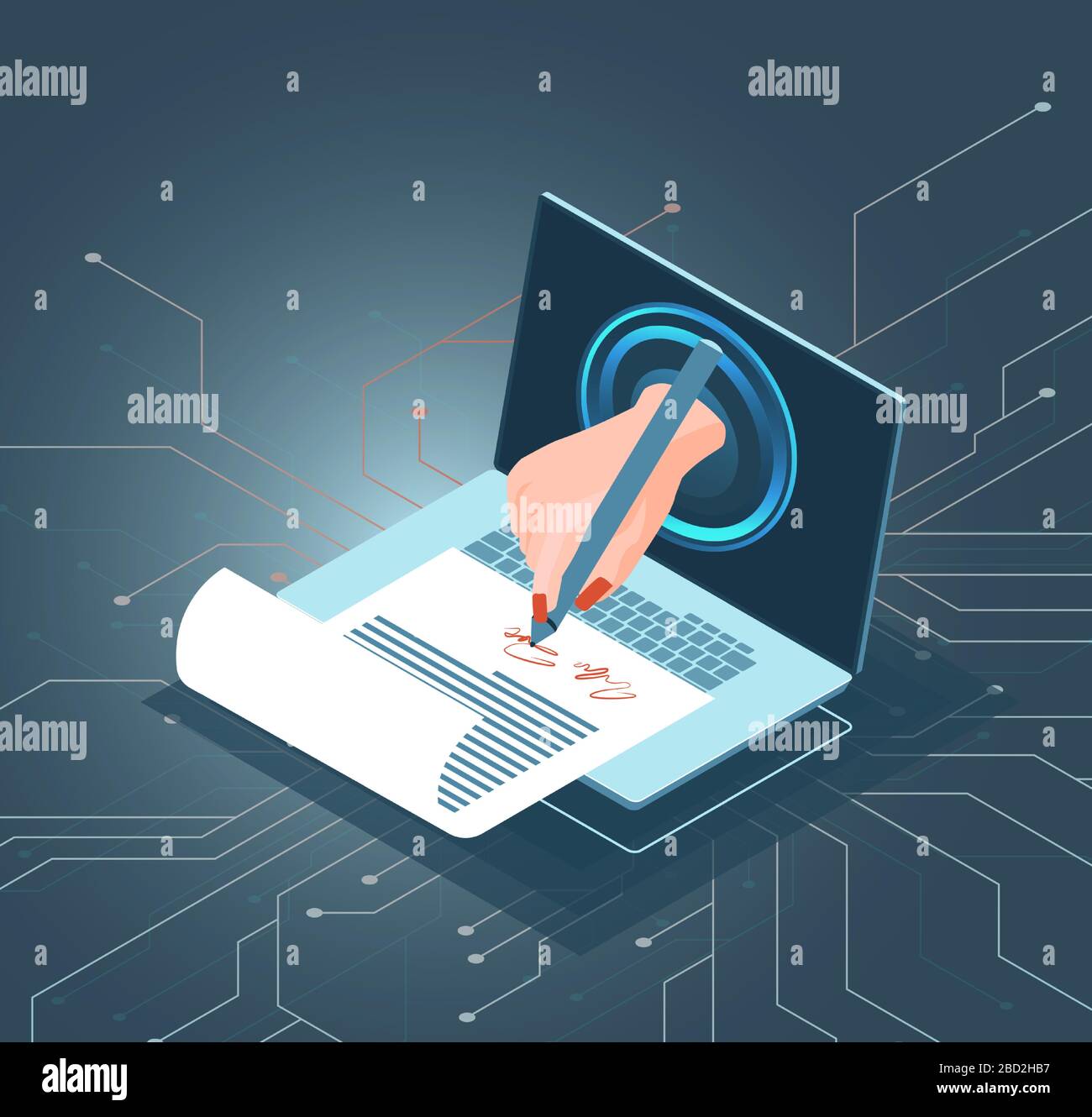 Digital signature hi-res stock photography and images - Alamy