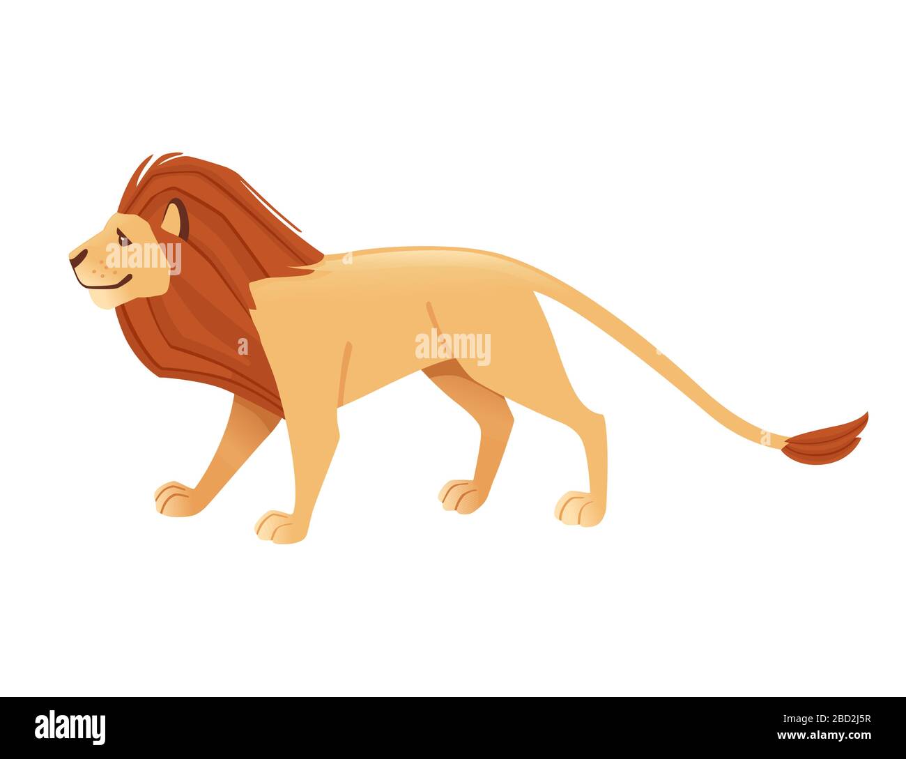 Cute Lion Vector