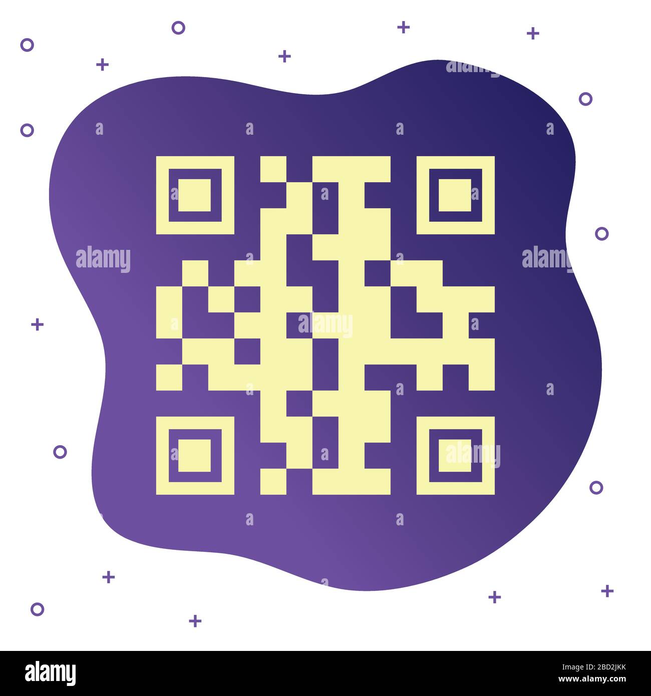 qr code square vector design Stock Vector Image & Art - Alamy