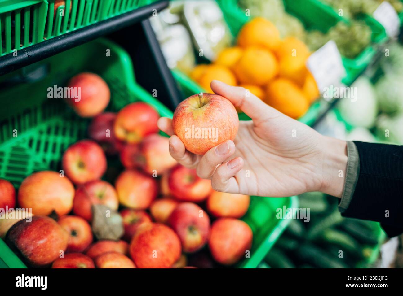 Person picking from shelf hi-res stock photography and images - Alamy