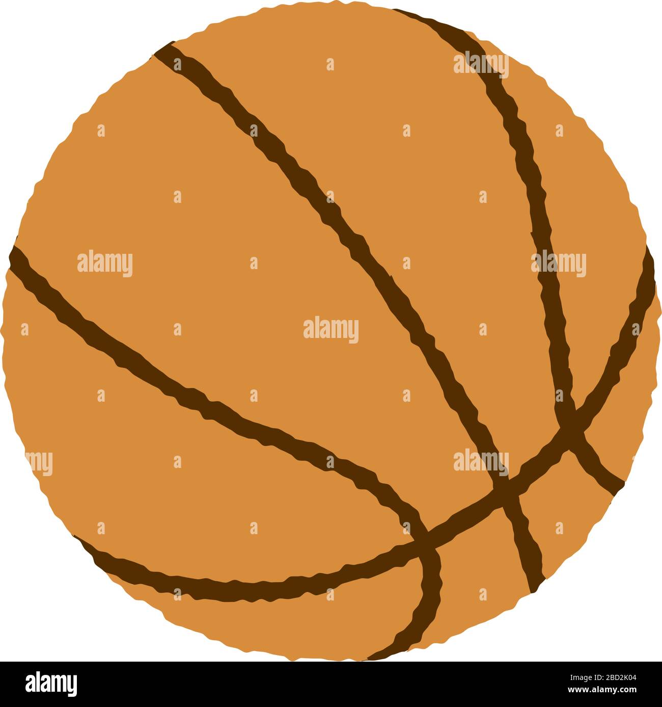 basketball illustration (rough touch Stock Vector Image & Art - Alamy
