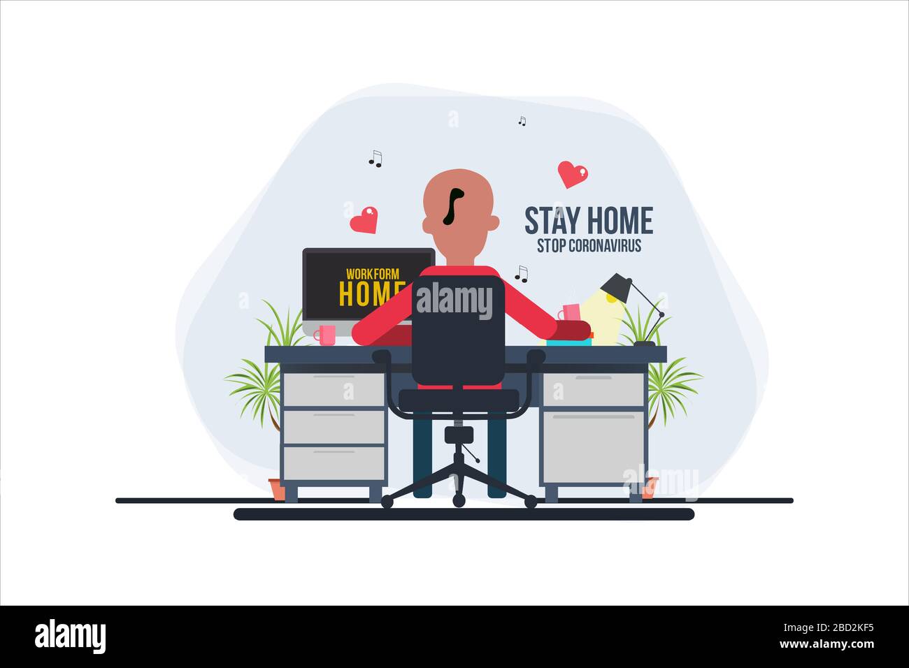 Corona virus - staying at home (self-isolation). Home Quarantine ...