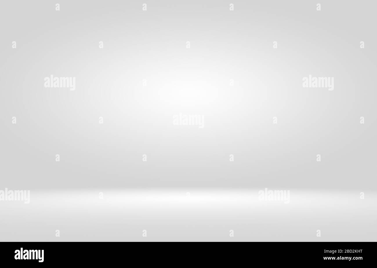 Empty white and grey studio backdrop background Stock Photo - Alamy