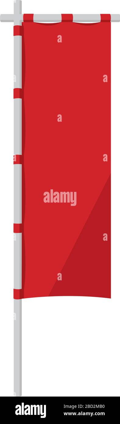 Japanese vertical flag (banner) illustration Stock Vector Image & Art ...