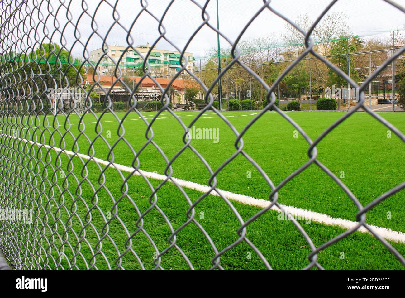 Metal security gate football stadium hi-res stock photography and ...
