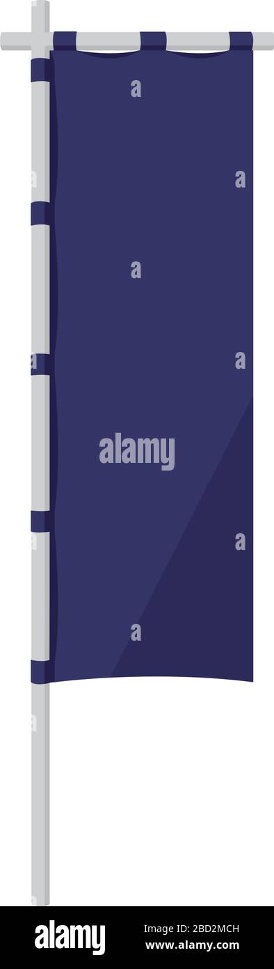 Japanese vertical flag (banner) illustration Stock Vector Image & Art ...