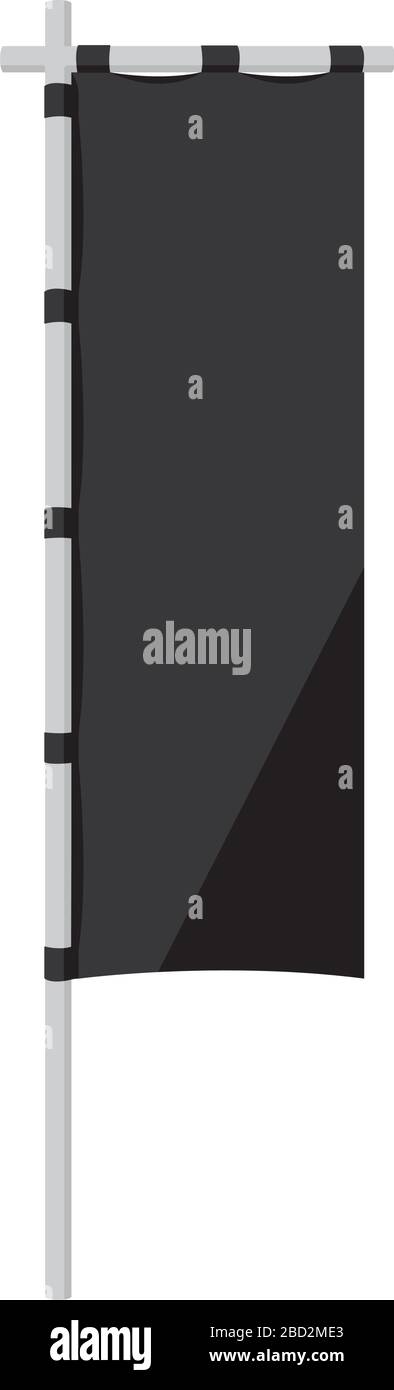 Japanese vertical flag (banner) illustration Stock Vector Image & Art ...