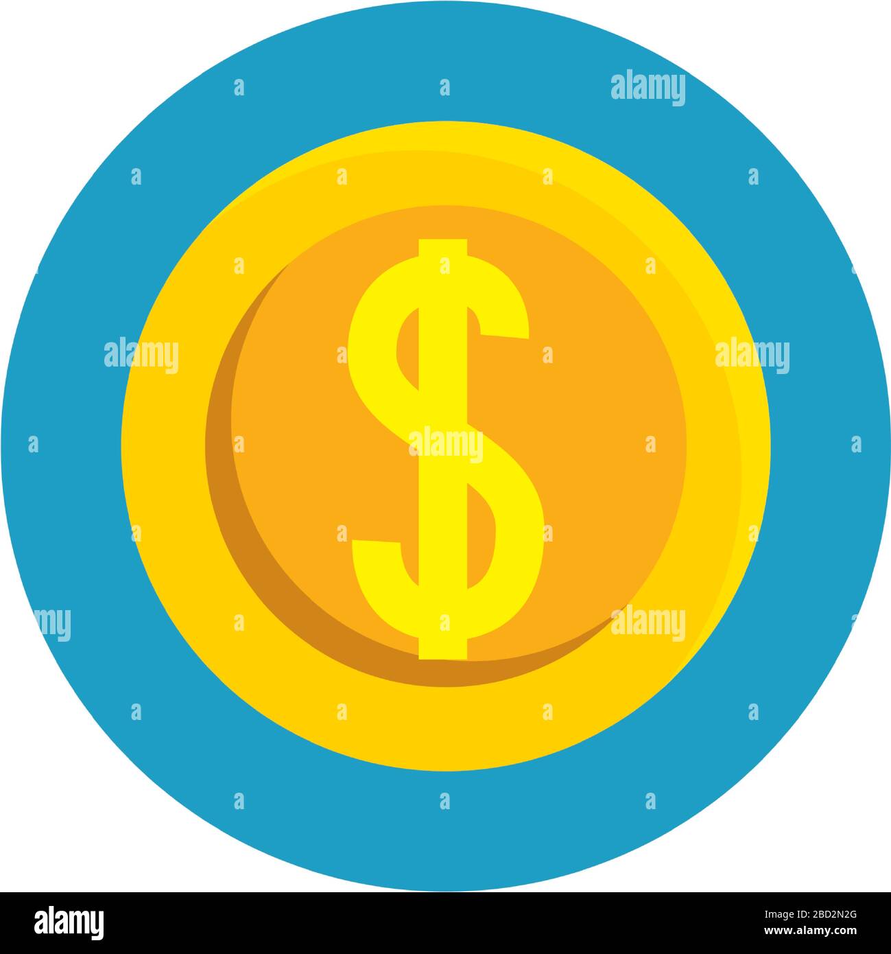 Isolated money coin vector design Stock Vector Image & Art - Alamy