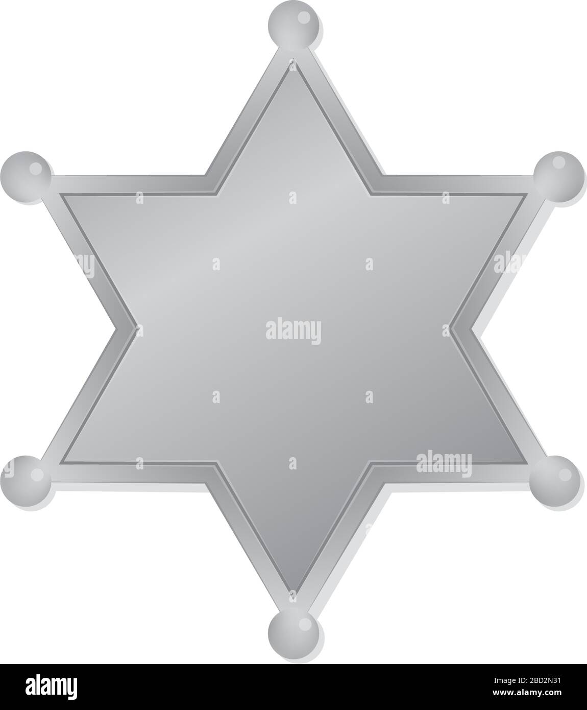 American silver star decoration hi-res stock photography and images - Alamy