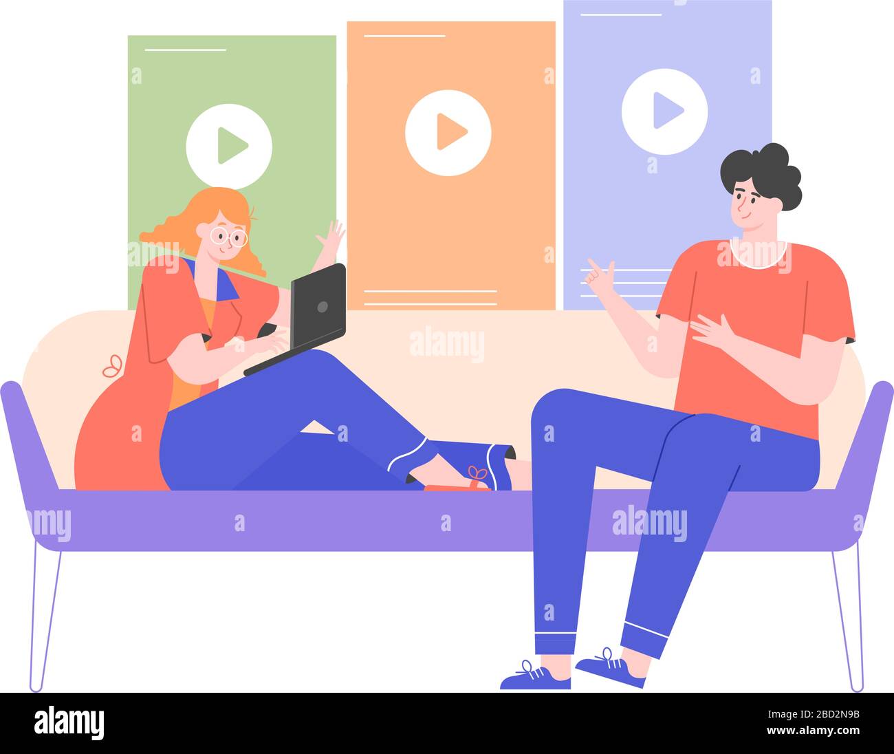 Woman hugging computer screen Stock Vector Images - Alamy