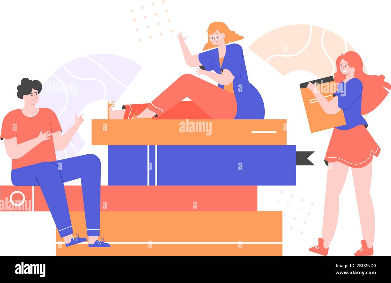 Library book club Cut Out Stock Images & Pictures - Alamy