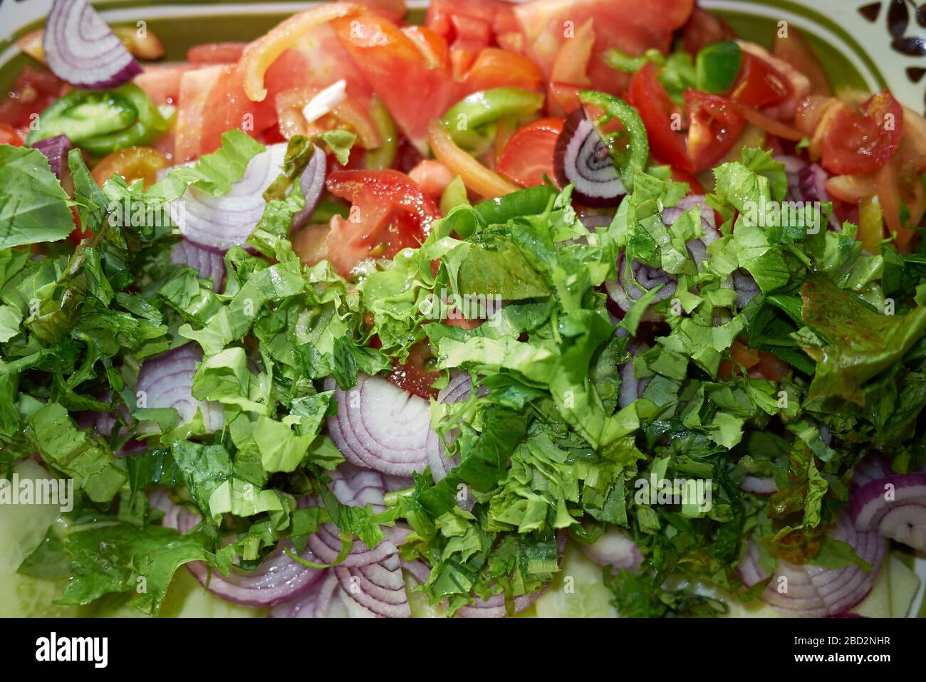 Fresh mixed salad Stock Photo - Alamy