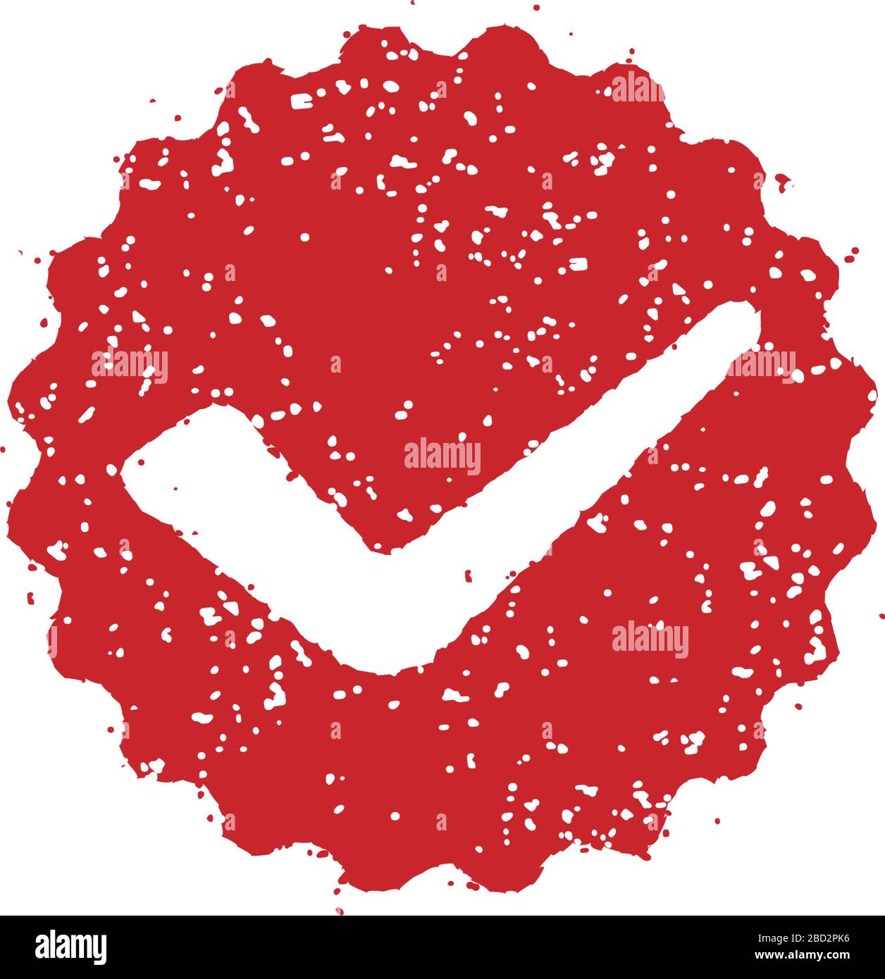 rubber stamp icon (for teachers using at school) / check mark Stock ...