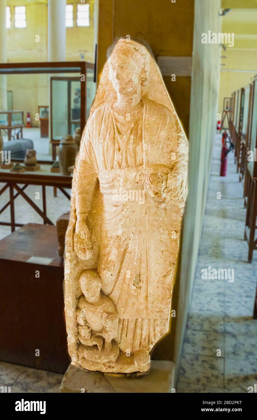 Egypt, Middle Egypt, Museum of Mallawi, photos taken in 2009, before ...
