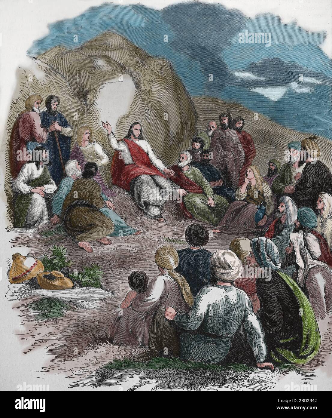 Jesus sermon mount hi-res stock photography and images - Alamy