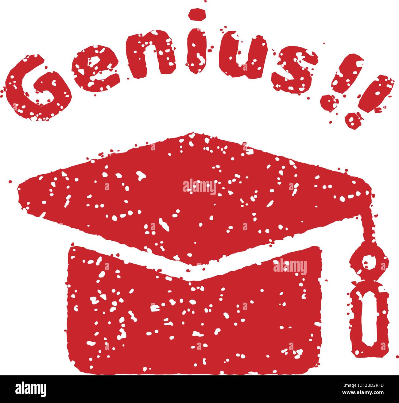 rubber stamp icon (for teachers using at school) / Genius!! Stock ...