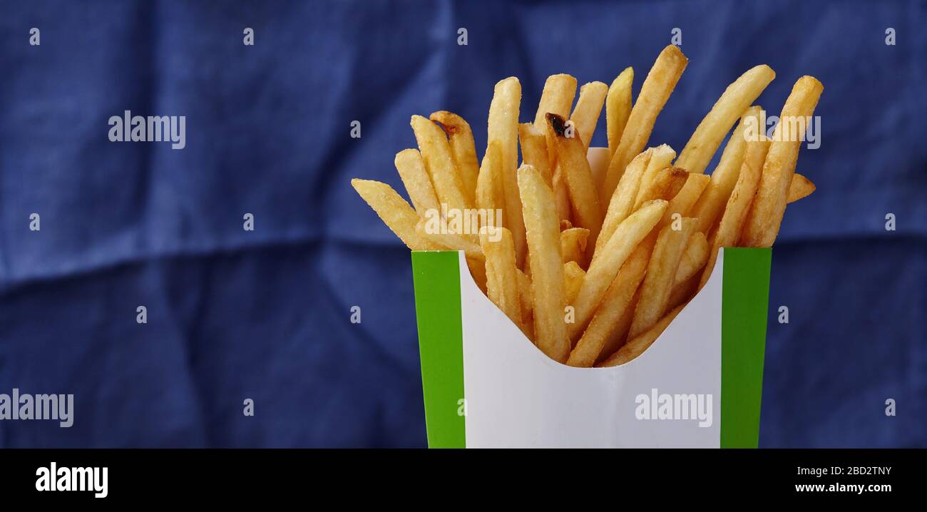 French fries in wrapping paper hi-res stock photography and images - Alamy
