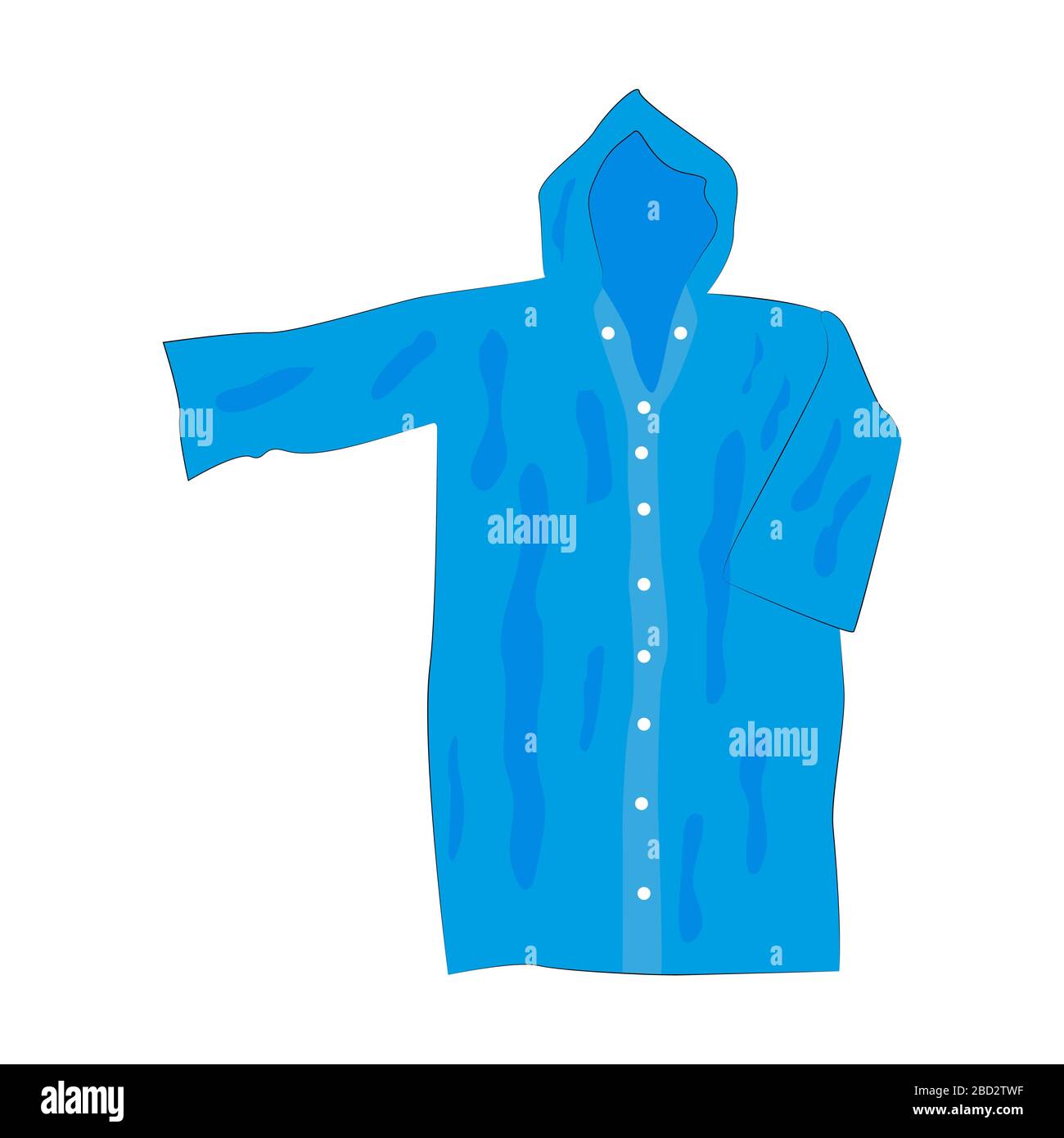 Plastic raincoat Stock Vector Images - Alamy