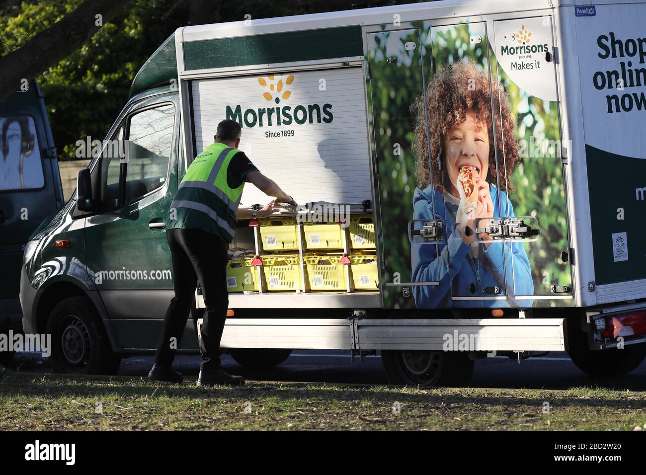 Morrisons van hi-res stock photography and images - Alamy