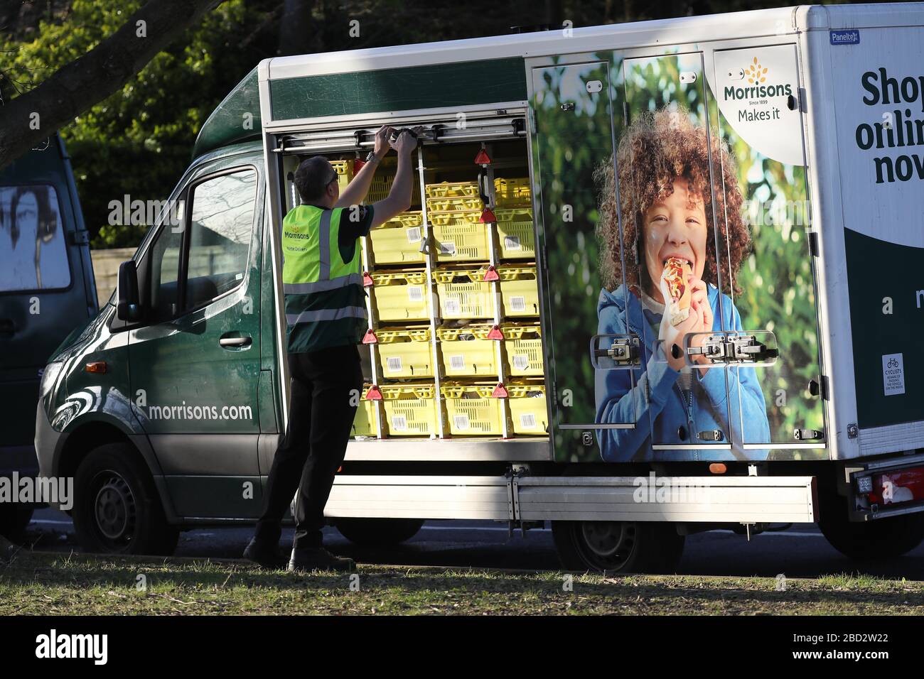 Morrisons van hi-res stock photography and images - Alamy