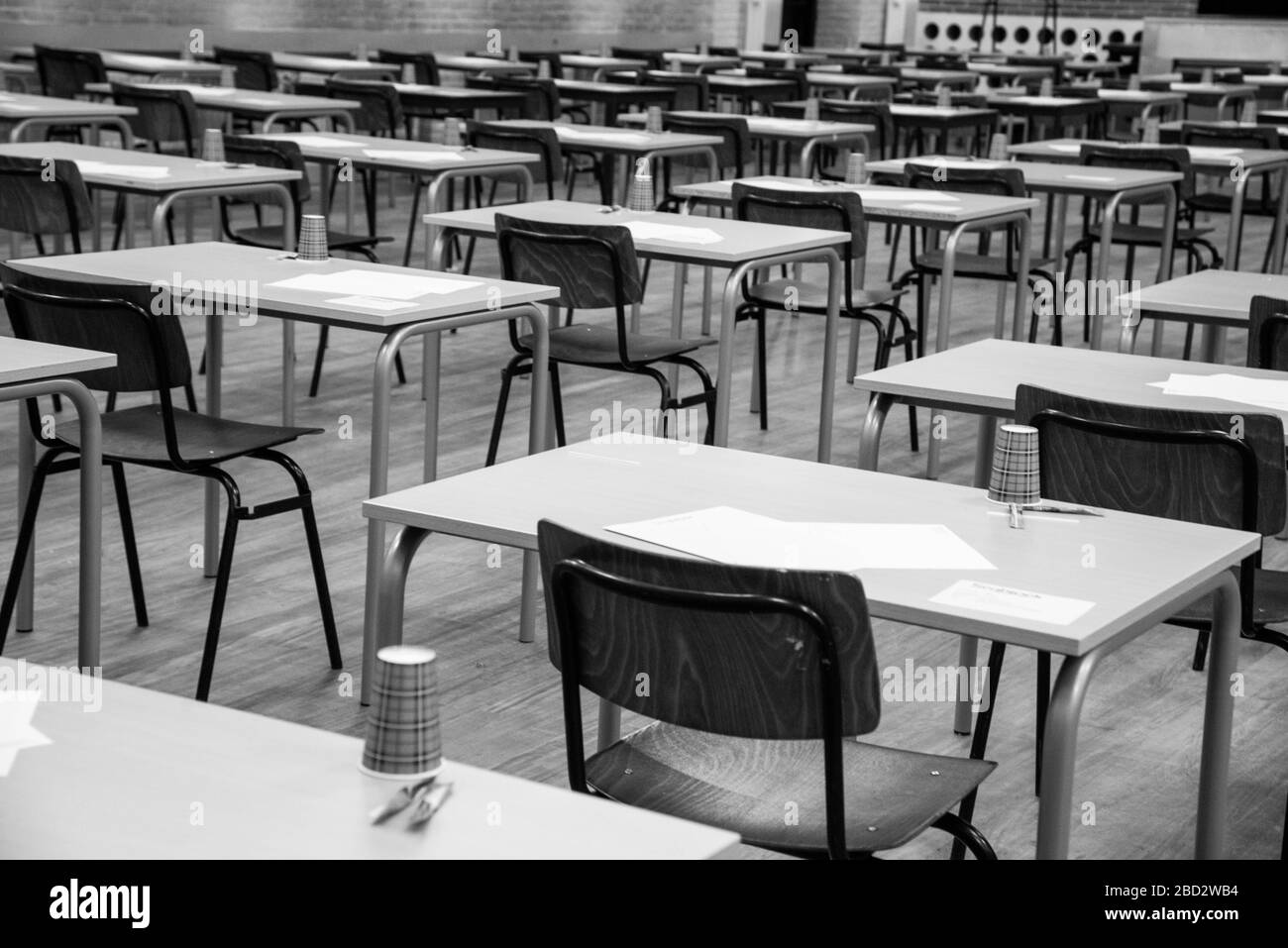 Empty Room With Chair And Table