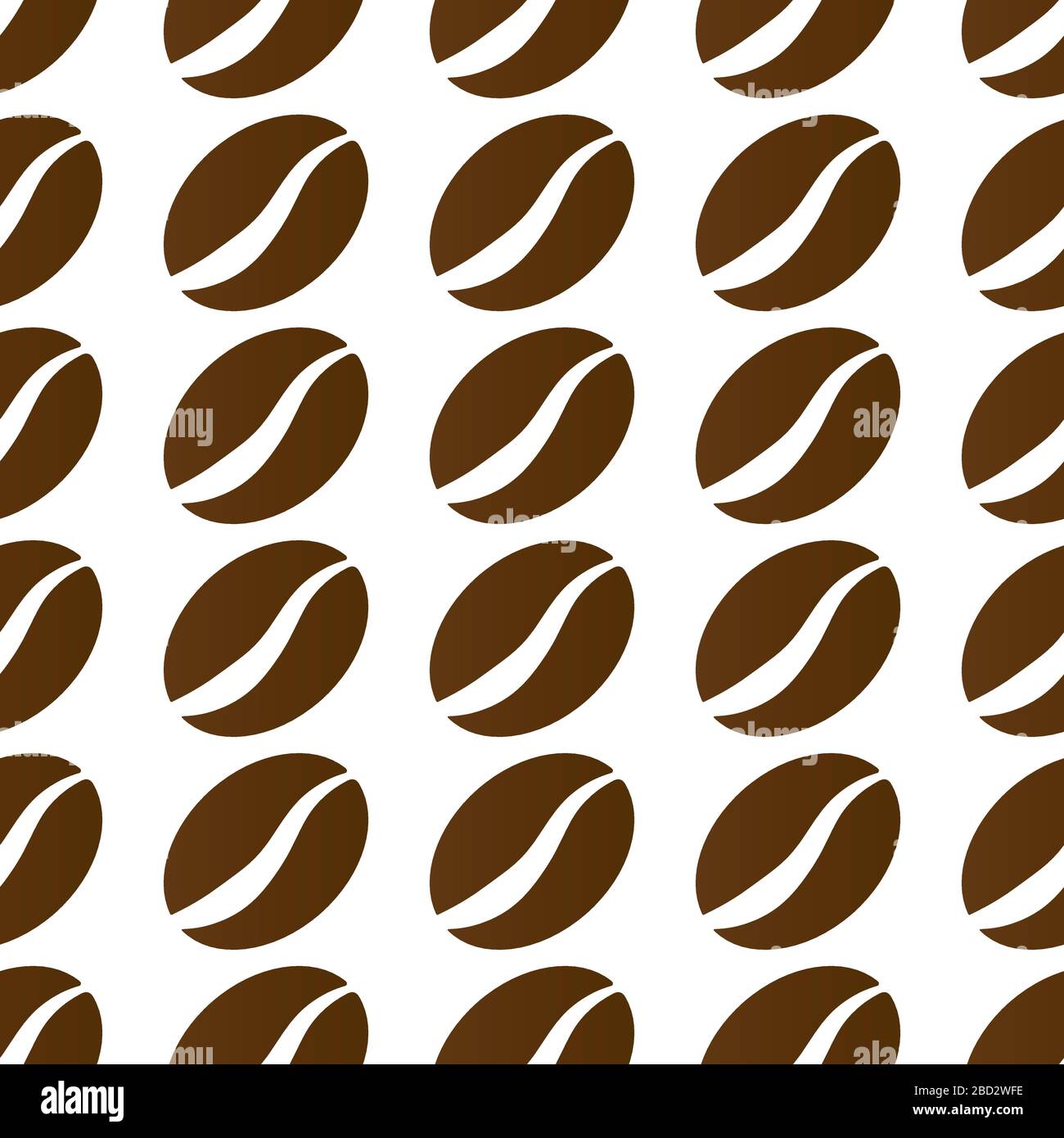 Seamless pattern of coffee beans. Stock illustration for wrapper ...