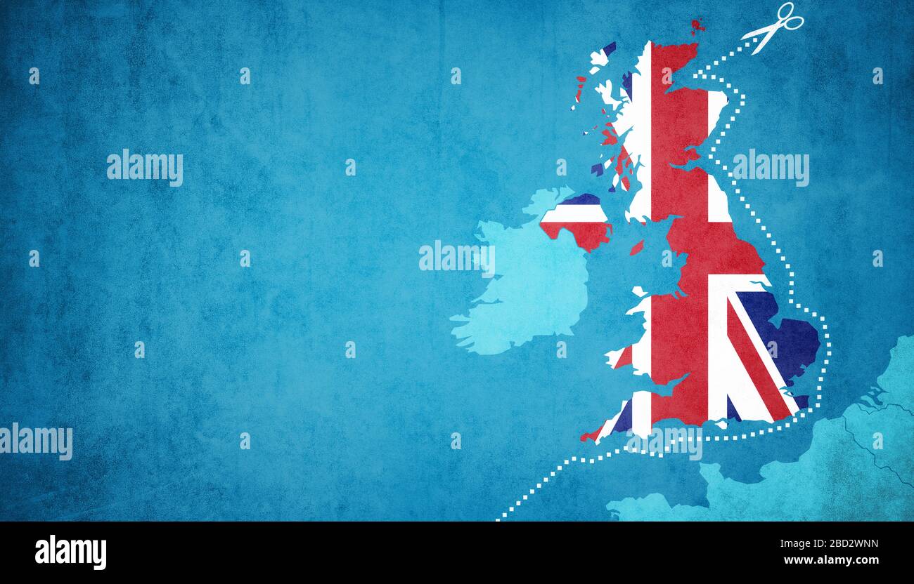 Vote for United Kingdom exit concept Stock Photo - Alamy
