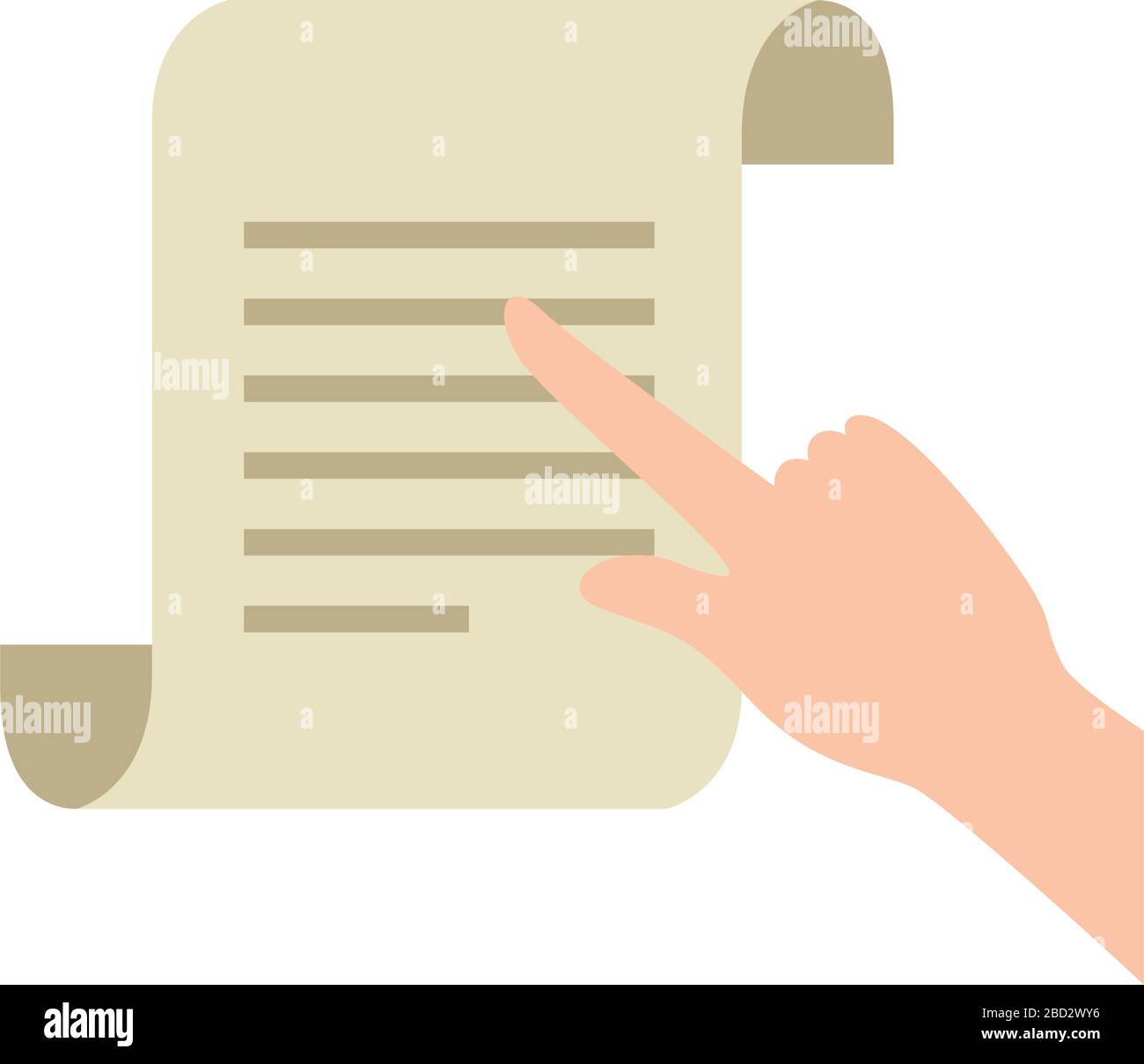 Isolated data document and handvector design Stock Vector Image & Art ...