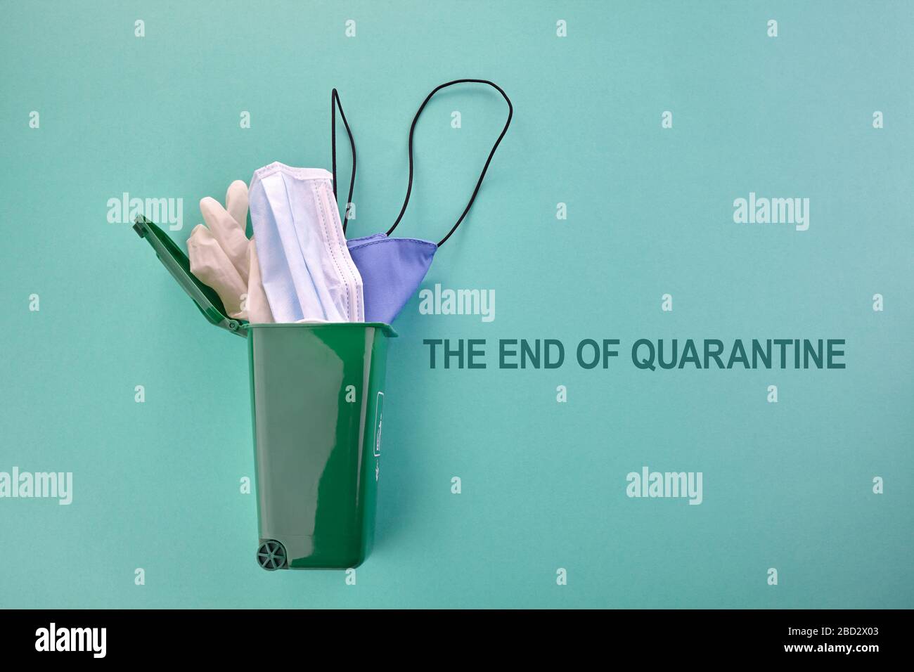 End of quarantine. Coronavirus pandemic concept. Stop coronavirus Stock ...
