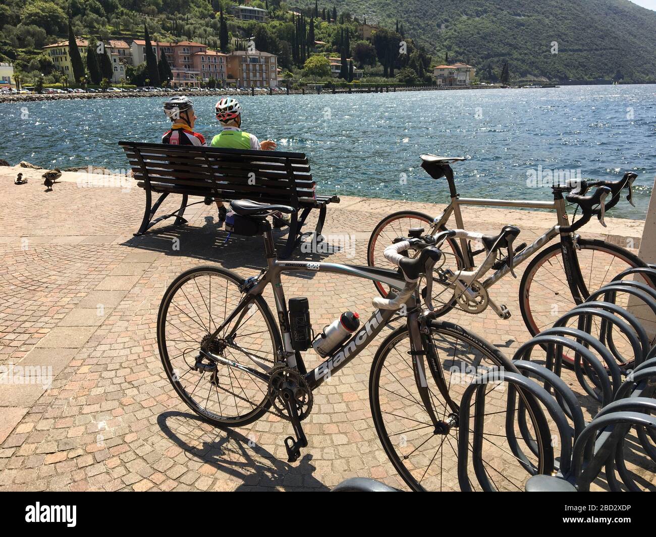 Garda on a bike hi-res stock photography and images - Alamy