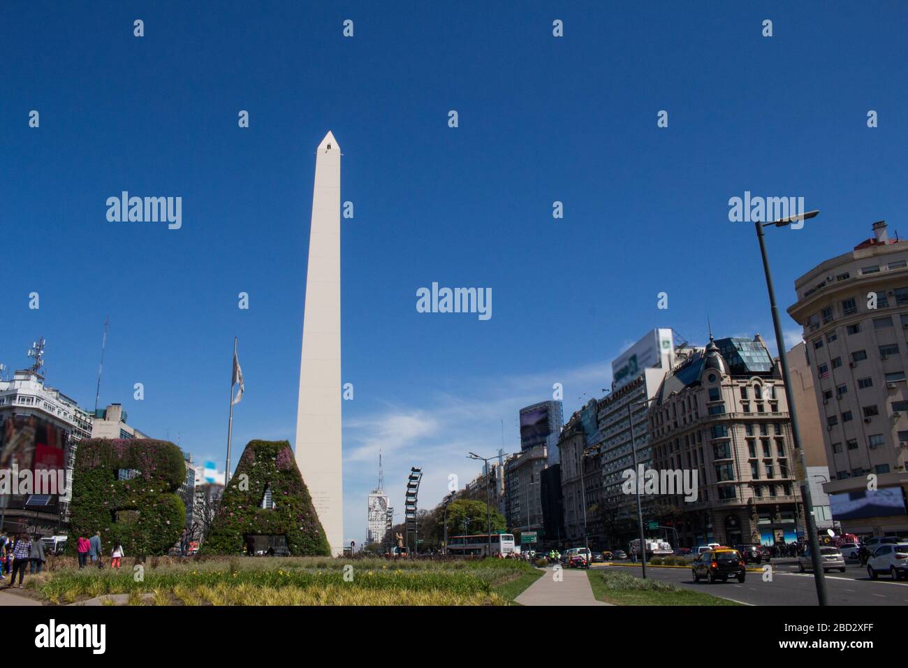 Obelisco Monument Buenos Aires Argentina Stock Photo - Alamy