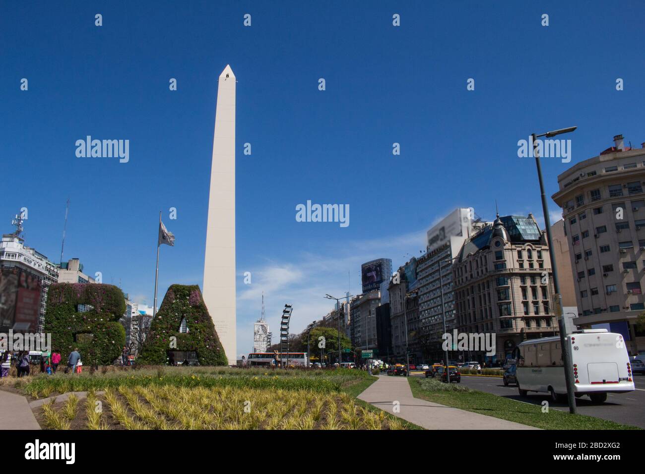 Obelisco Monument Buenos Aires Argentina Stock Photo - Alamy
