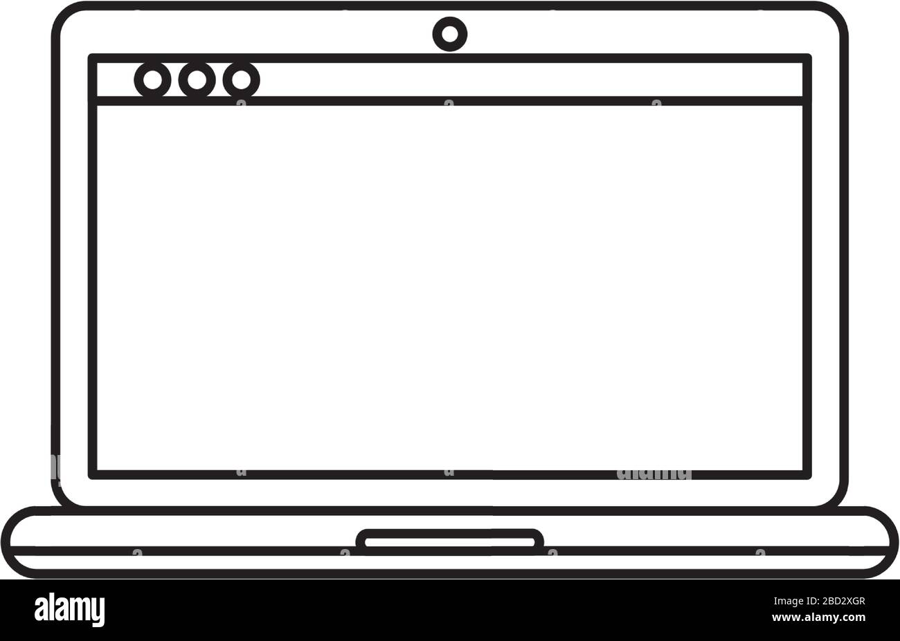 Isolated digital laptop vector design Stock Vector Image & Art - Alamy