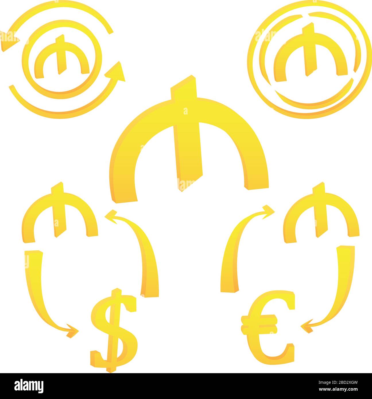 Azerbaijani Manat currency symbol icon of Azerbaijan Stock Vector Image ...