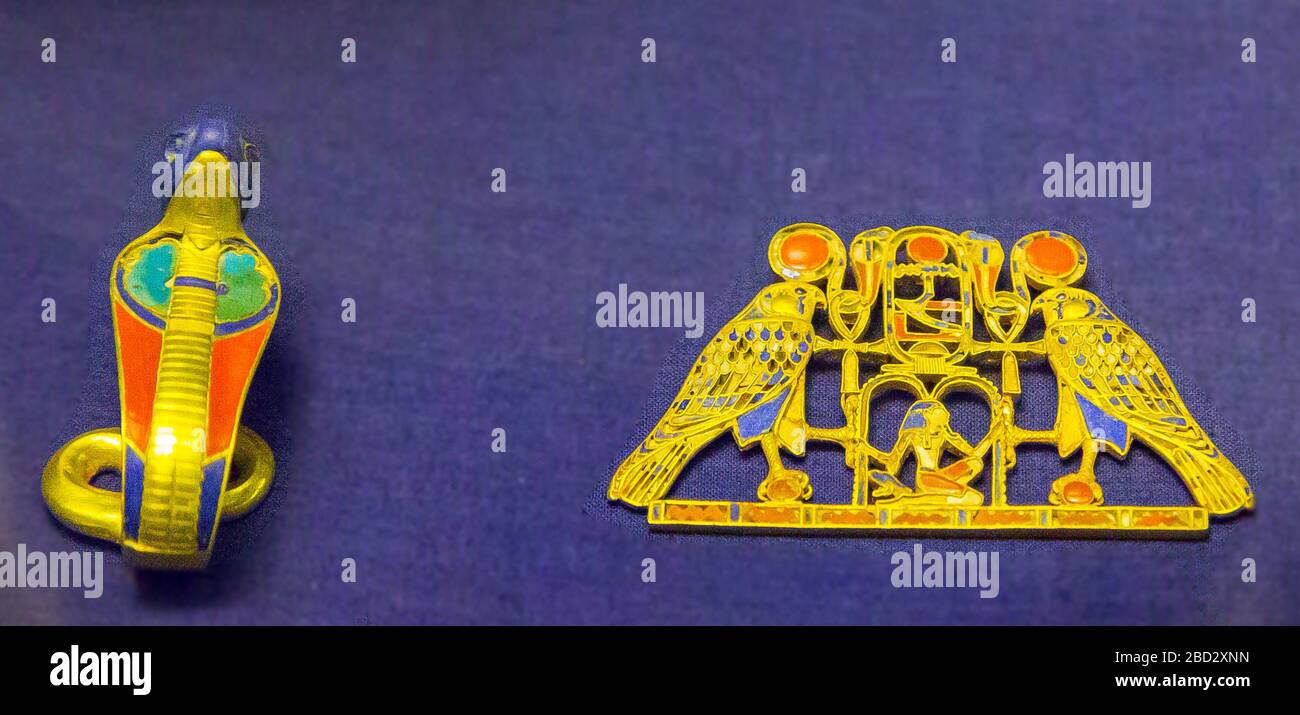 Egypt, Cairo, Egyptian Museum, from the tomb of SatHathorIunet ...