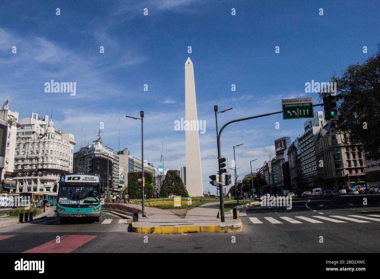 Obelisco Monument Buenos Aires Argentina Stock Photo - Alamy
